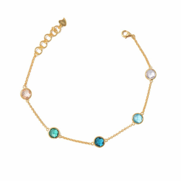 gold-sterling-silver-multi-colour-bracelet-50-gems-coloured_393 ...